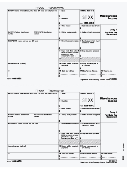 1099-MISC Payer State Copy 1 1099-MISC Payer State Copy 1