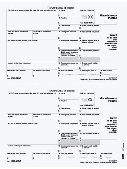 1099-MISC Recipient State Copy 2 1099-MISC Recipient State Copy 2