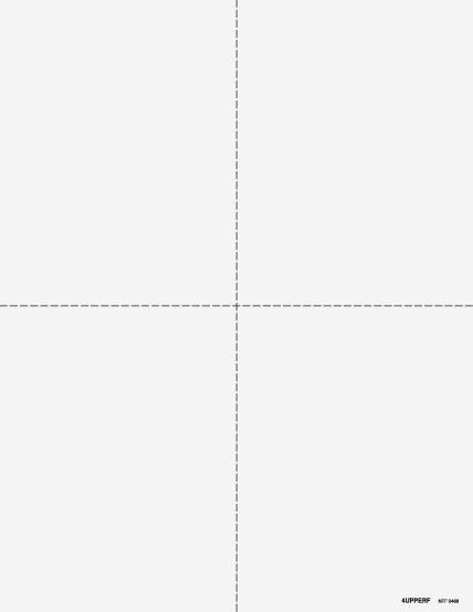 4up Blank Perforated Paper